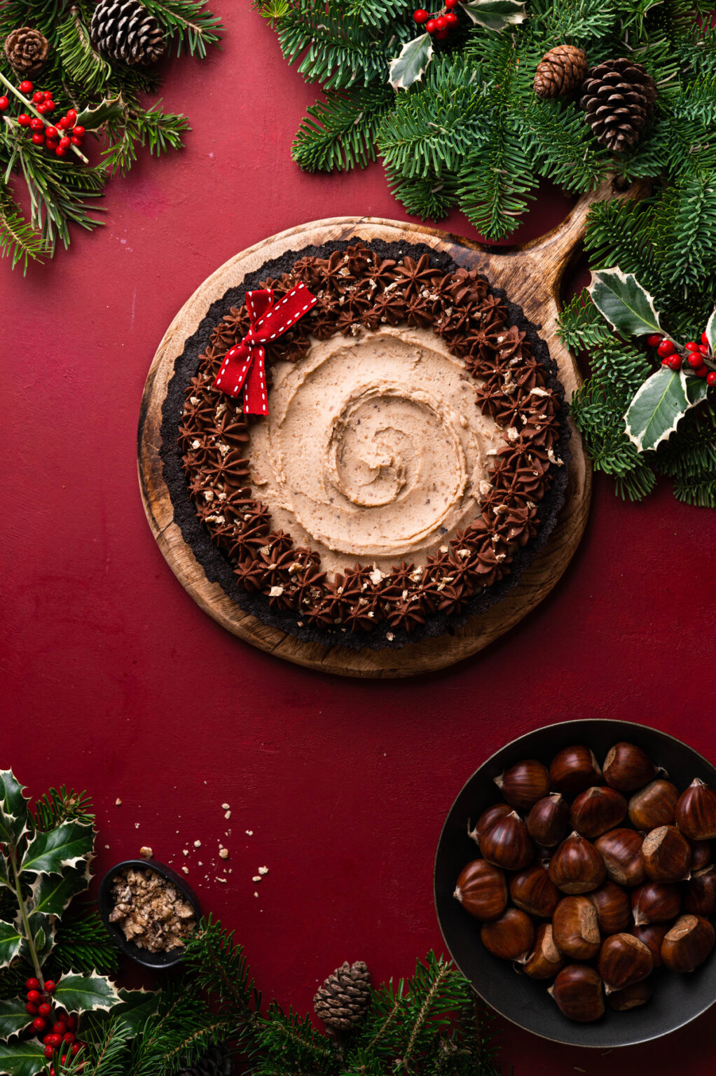Τάρτα με Oreo, Σοκολάτα & Κρέμα από Κάστανο (χωρίς ψήσιμο)